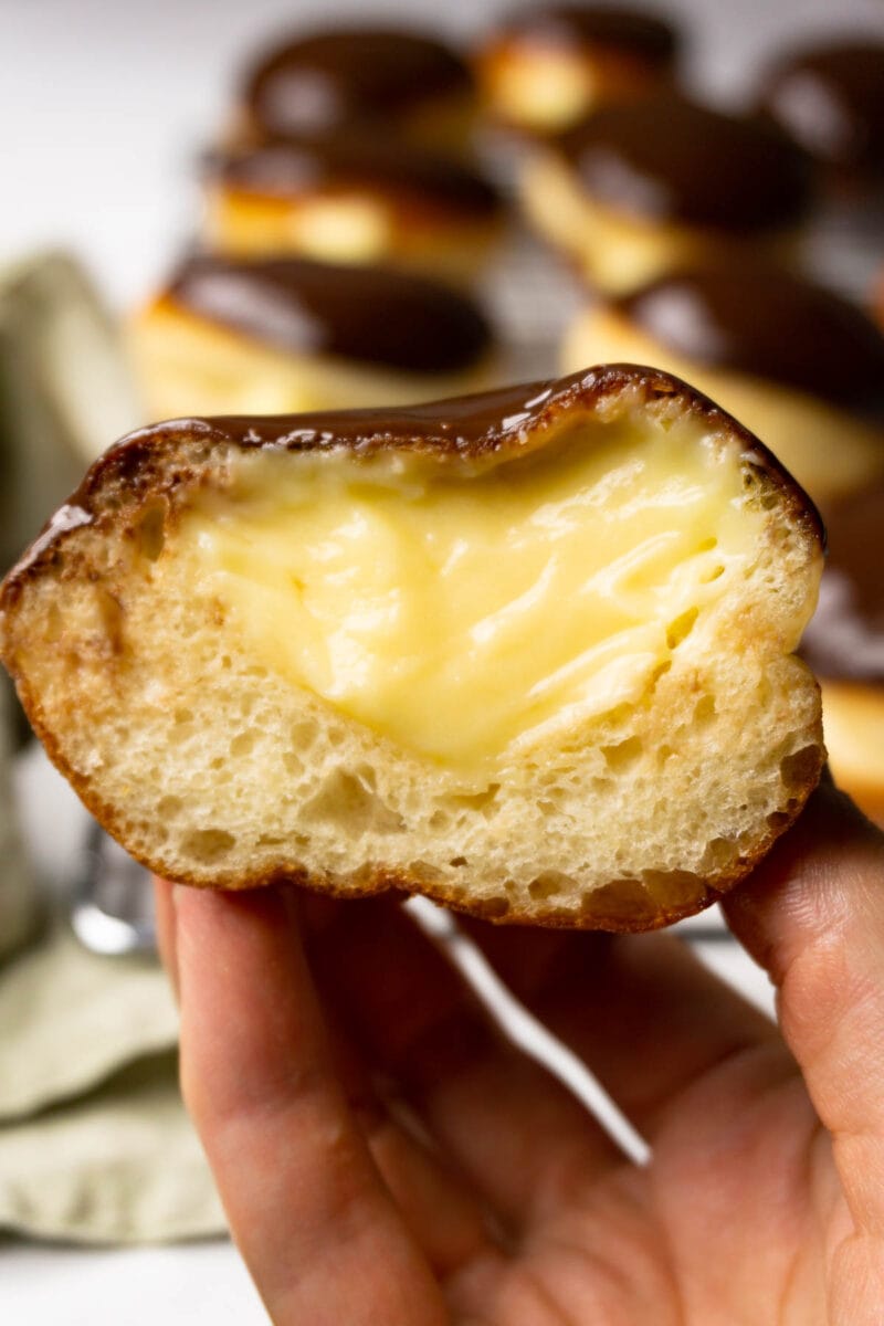 Boston cream donuts - Sugar Pursuit
