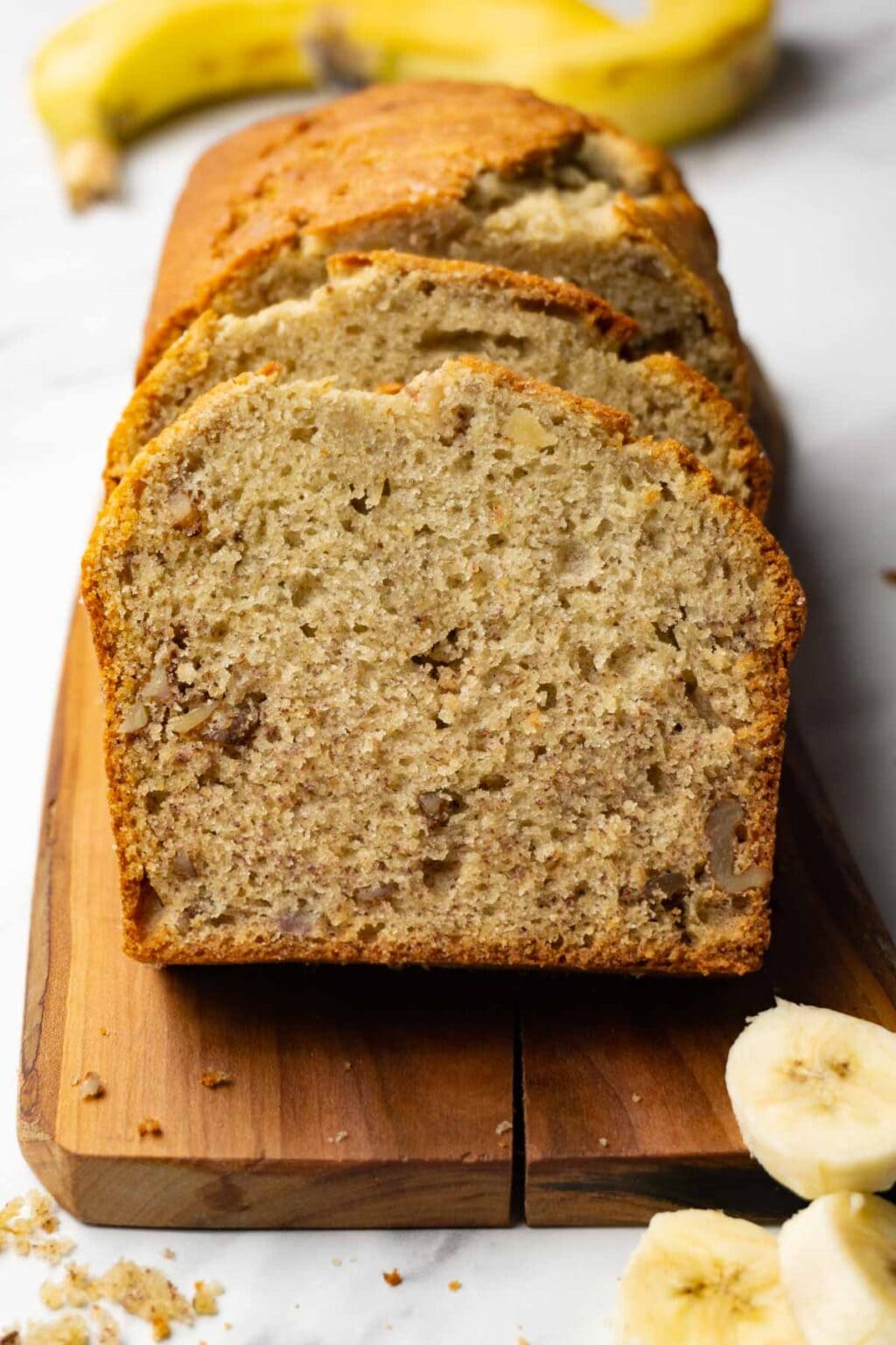 Banana walnut bread - Sugar Pursuit