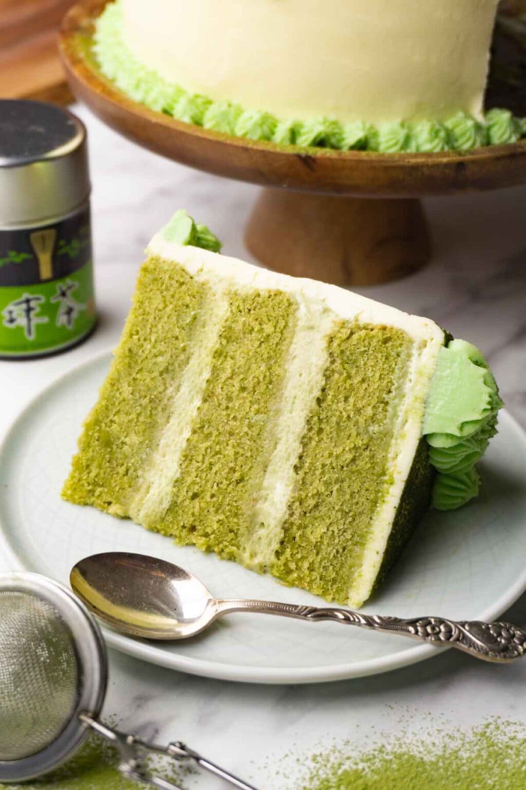 Matcha cake - Sugar Pursuit
