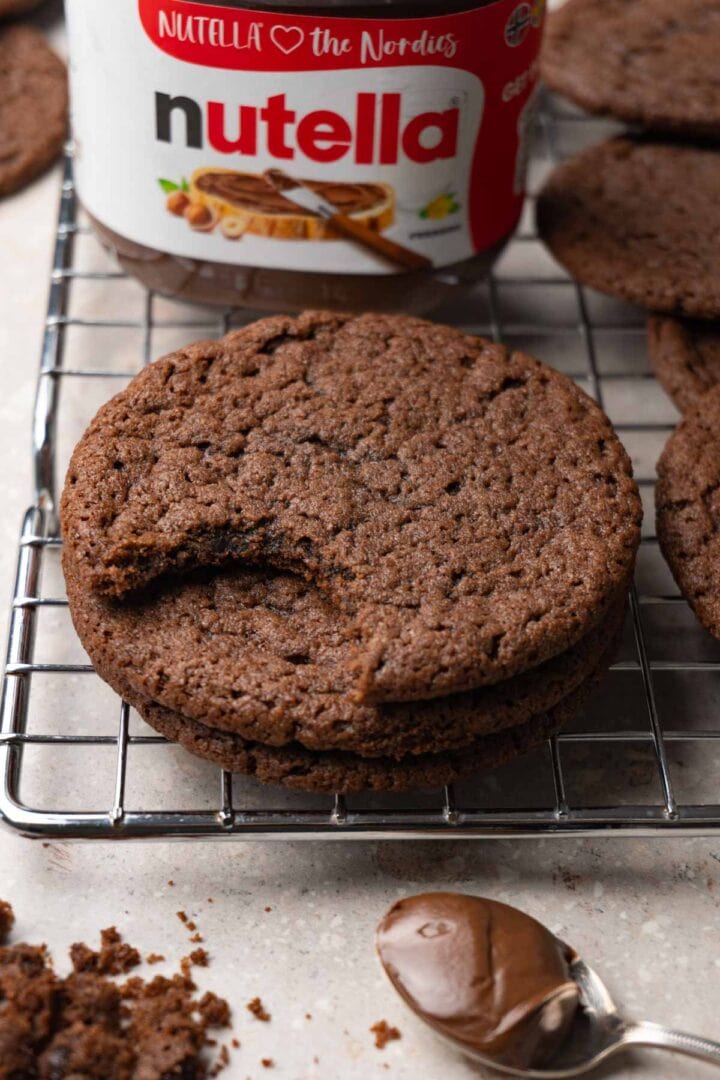 Nutella cookies - Sugar Pursuit