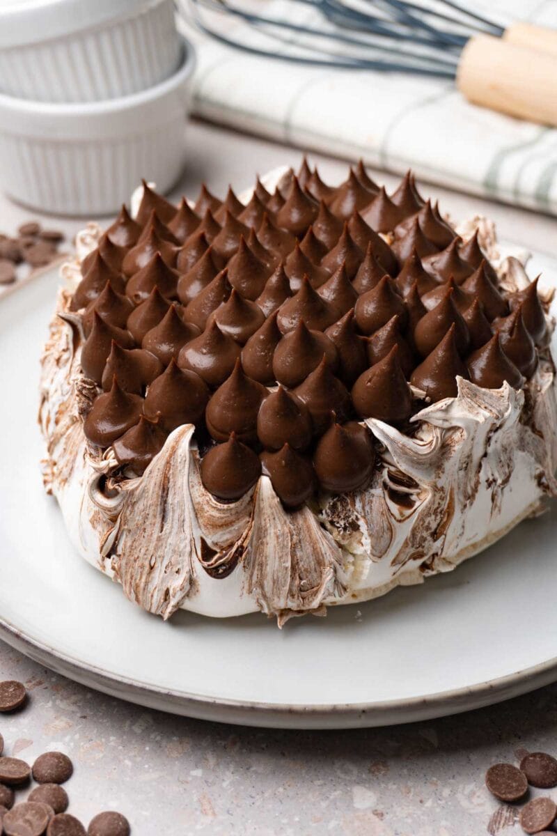 Chocolate pavlova - Sugar Pursuit