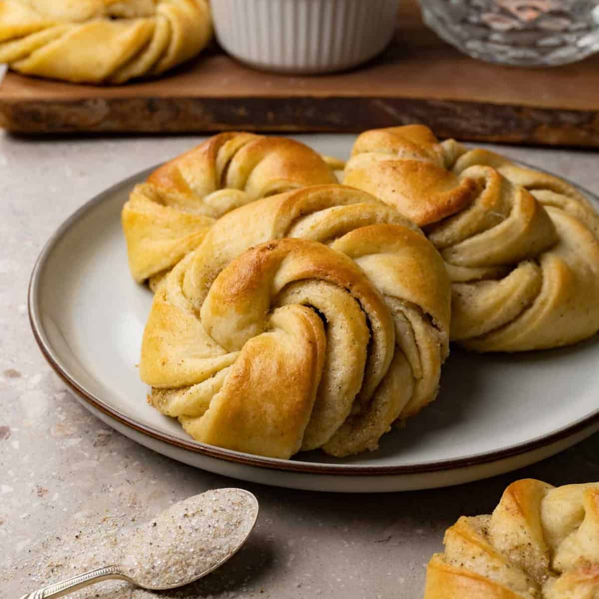 Swedish cardamom buns - Sugar Pursuit