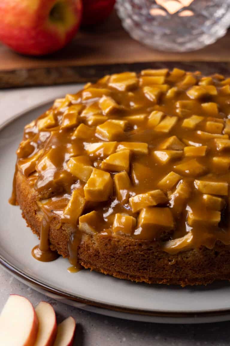 Sticky Toffee Apple Cake - Sugar Pursuit